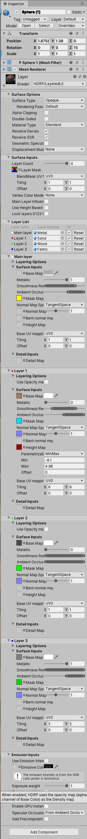 【HDRP】PBR Lit Shader 基础用法（转载自Unity Connect博主 樱花兔） - 哔哩哔哩
