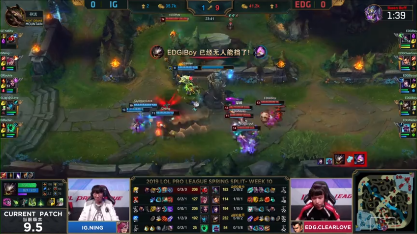 IG对战EDG三场比赛四个热搜，宁王JKL被打自闭后续复仇成功 - 哔哩哔哩