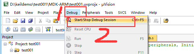 利用Keil进行STM32F103RB芯片软件仿真模拟方法 - 哔哩哔哩