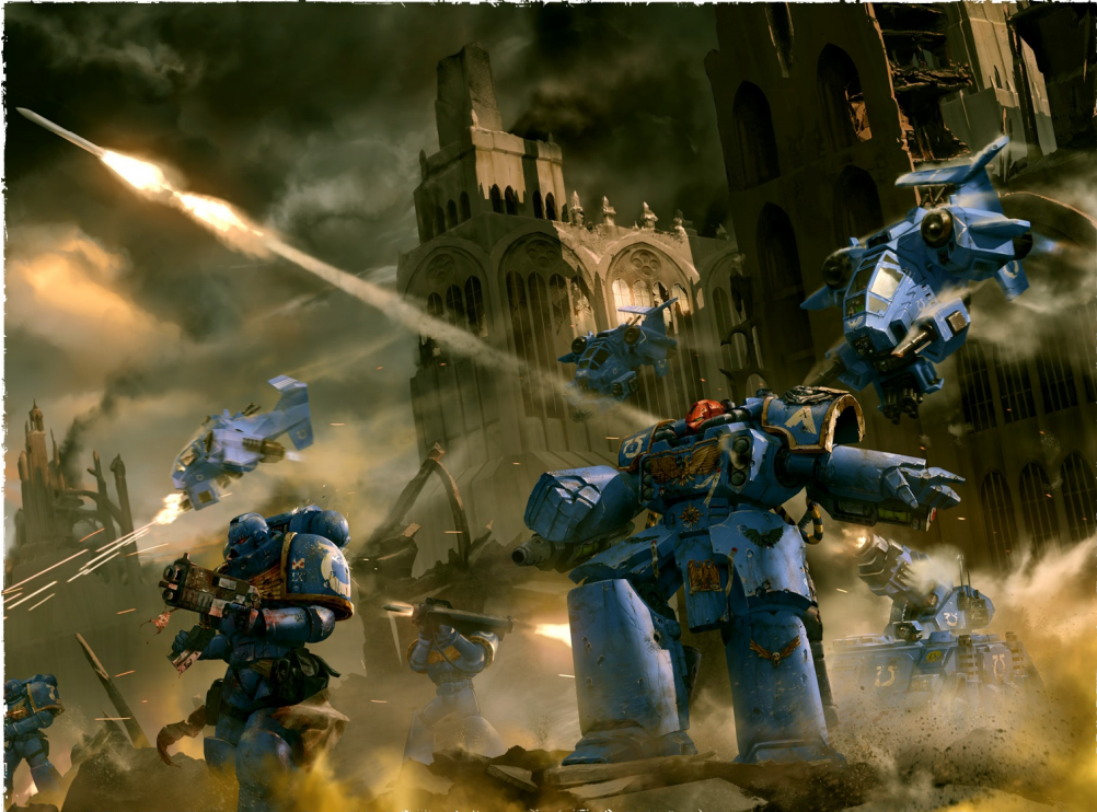 【战锤40K】甲上套甲——百夫长战服（Centurion Warsuit） - 哔哩哔哩