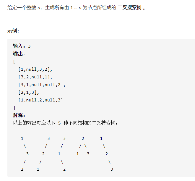 Leetcode 95 和 96 （不同的二叉搜索树） 哔哩哔哩 