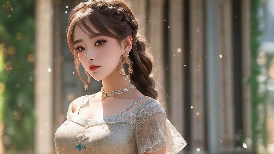 Ai绘图提示词每日一篇 国风美女系列 哔哩哔哩