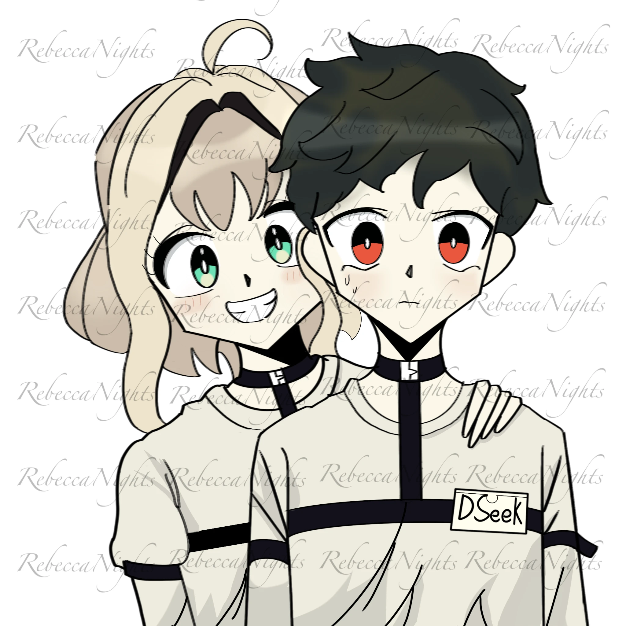 【Doors】同人的同人#GHS #Doors @RebeccaNights - 哔哩哔哩