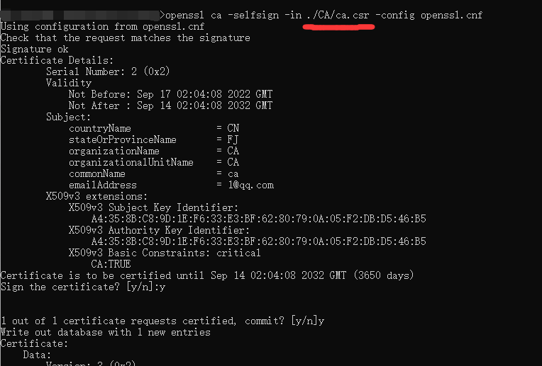 OpenSSL命令行：自建CA&操作CRL - 哔哩哔哩