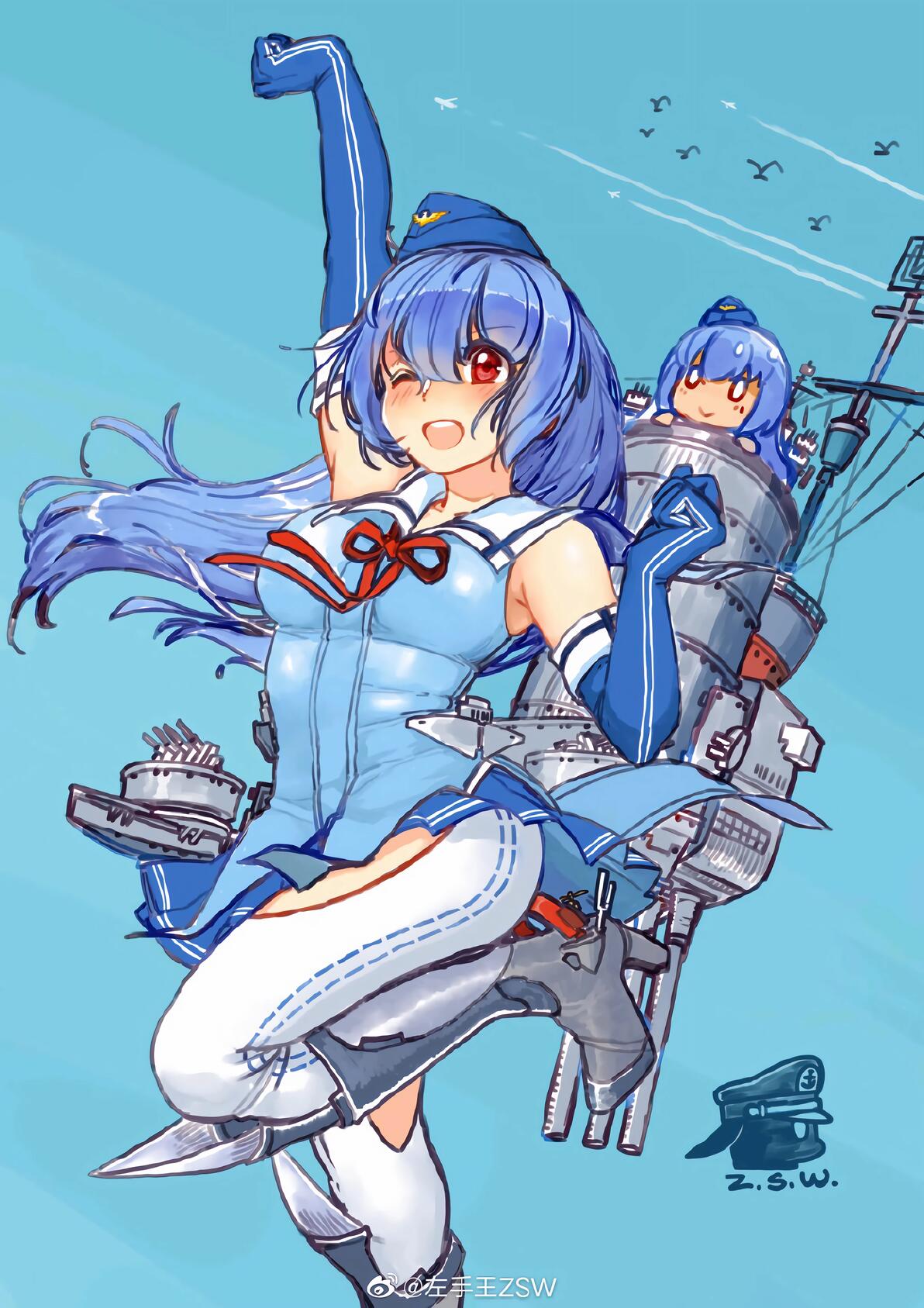 【画师推荐】左手王zsw 机娘图集 - 哔哩哔哩