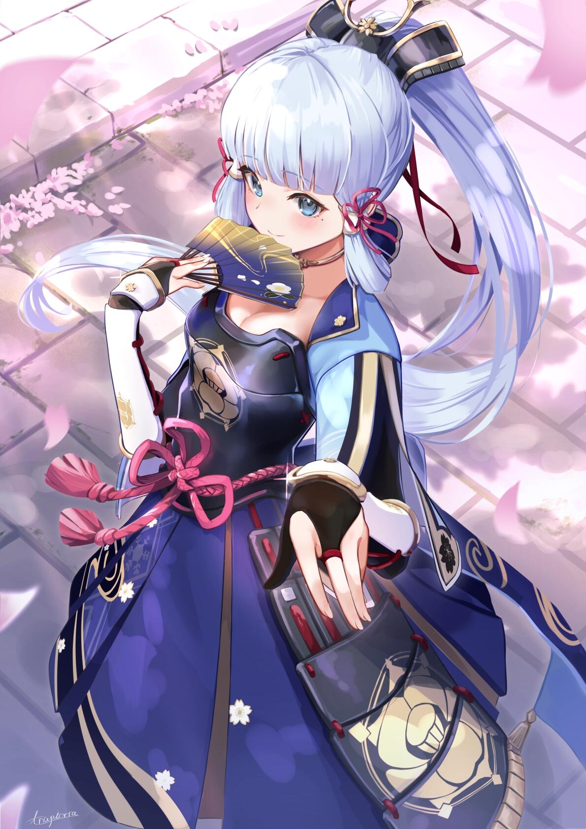 原神神里绫华美图推荐 - 哔哩哔哩