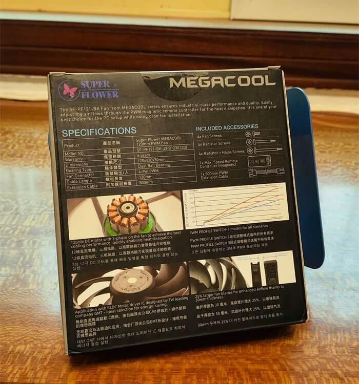 振华SUPER FLOWER MEGACOOL 巨风12cm机箱风扇 使用体验——上限狂暴与遥控畅玩风扇 - 哔哩哔哩