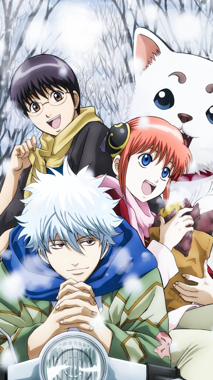 【板绘素材】《银魂》设定线稿 - 哔哩哔哩