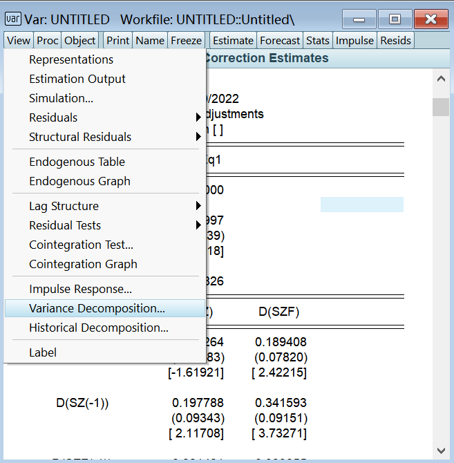 EViews学学学（协整思想、VEC模型） - 哔哩哔哩