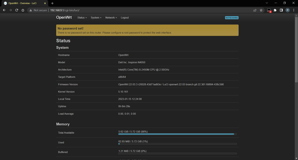 原版Openwrt在x86平台上的安装和配置以及常用插件安装 - 哔哩哔哩