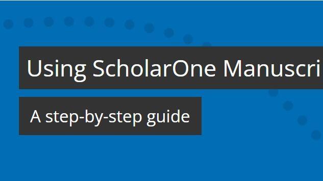 投稿系统使用指南：如何使用ScholarOne Manuscripts - 哔哩哔哩