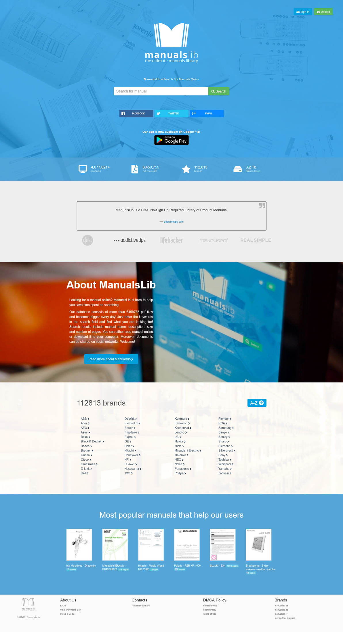 寻找手册https://www.manualslib.com/ - 哔哩哔哩