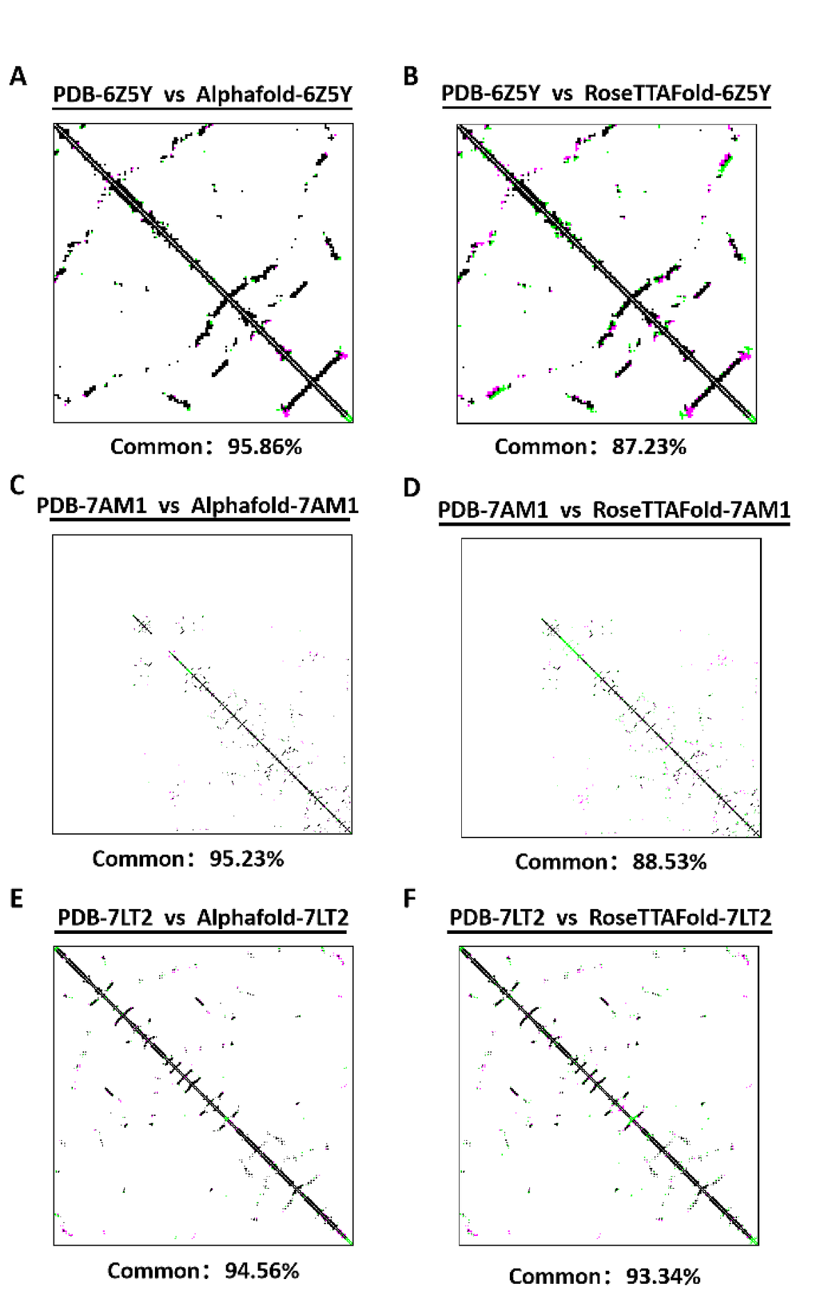 Alphafold2和RoseTTAFold蛋白结构预测准确性研究（测评向伪论文，看个乐哈） - 哔哩哔哩