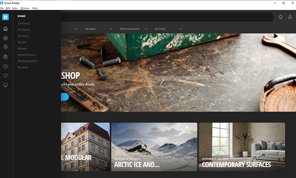 Quixel Bridge免费使用指南 - 哔哩哔哩