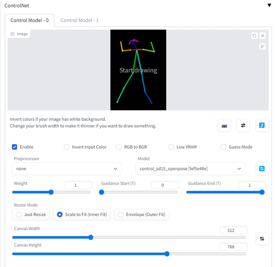 AI绘画超强功能ControlNet之OpenPose骨架姿势控制篇 - 哔哩哔哩