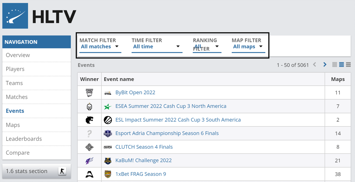 【CS】HLTV保姆级使用教程【上】 - 哔哩哔哩