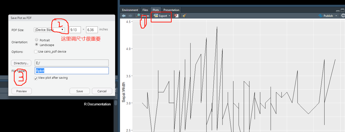 R语言学习记录：输出符合期刊级别的图（R-pdf-AI-jpg） - 哔哩哔哩