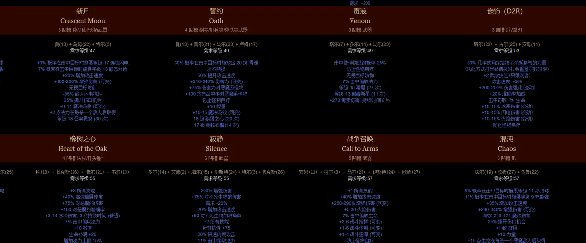 暗黑破坏神2重制版2.7 符文之语 - 哔哩哔哩