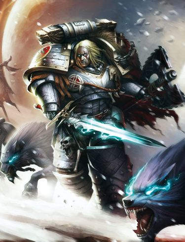 【战锤40K】太空野狼·“狼王”黎曼·鲁斯 - 哔哩哔哩