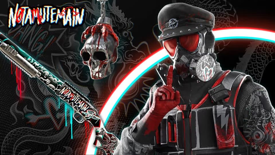 【R6S】第8年第2季社群艺术家同捆计划：NOTAMUTEMAIN - 哔哩哔哩