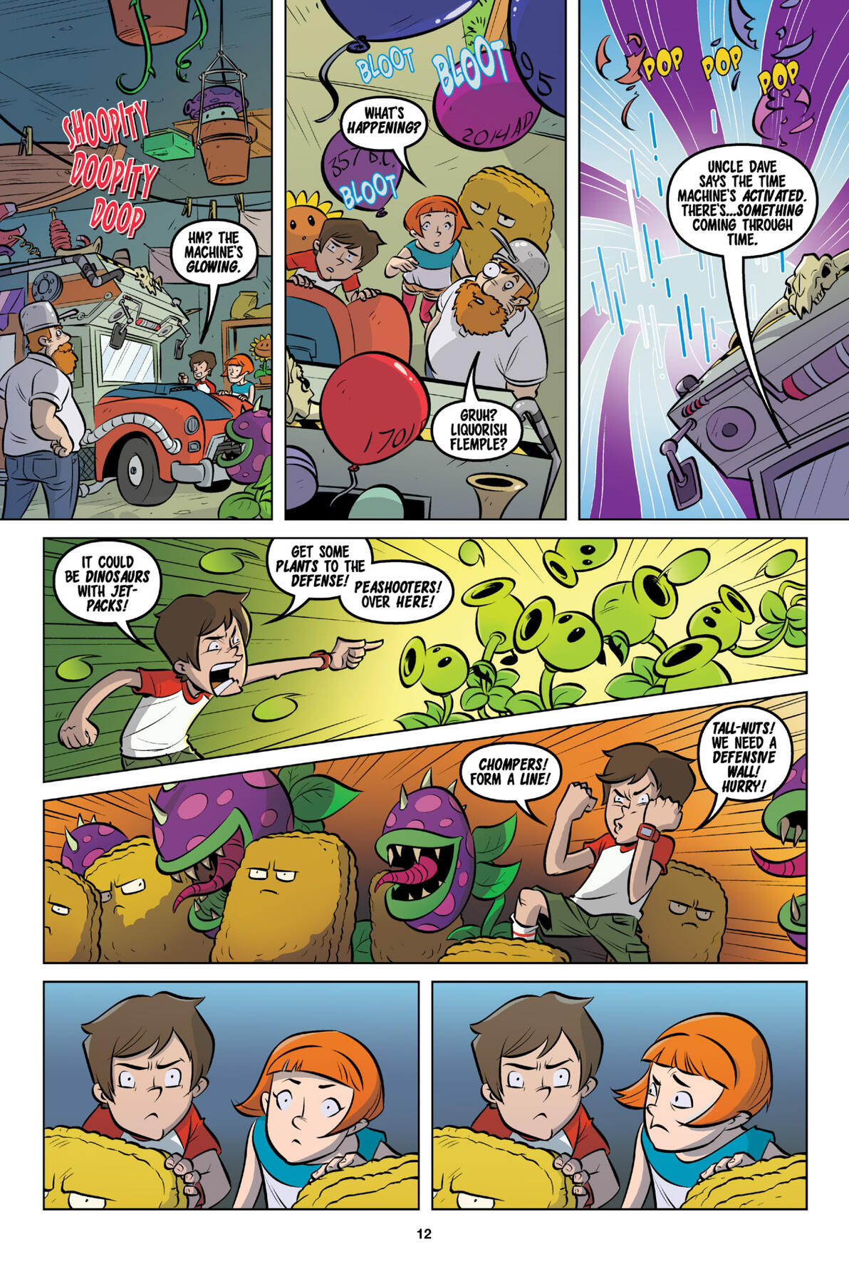 《Plants vs Zombies》（植物大战僵尸）漫画高清彩色电子扫描原版，合订本2 - 哔哩哔哩