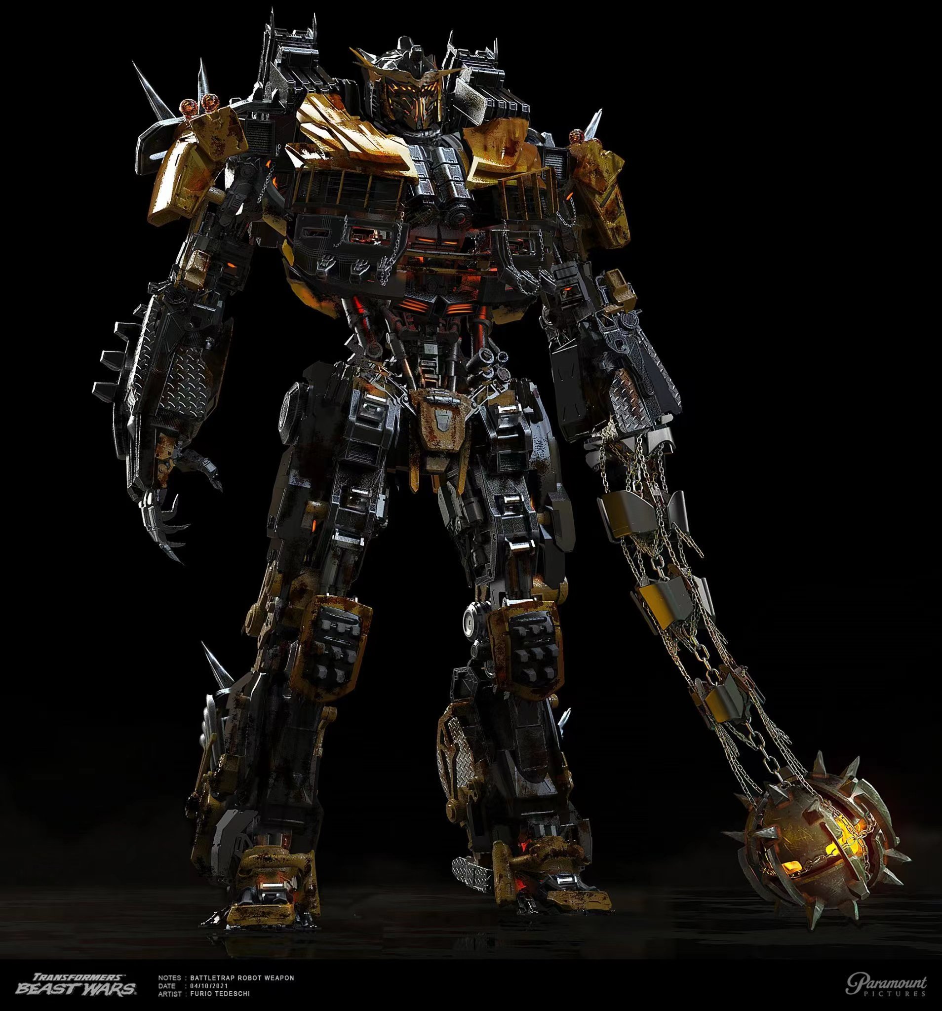 《变形金刚7：超能勇士崛起》圈套 概念图 - 哔哩哔哩