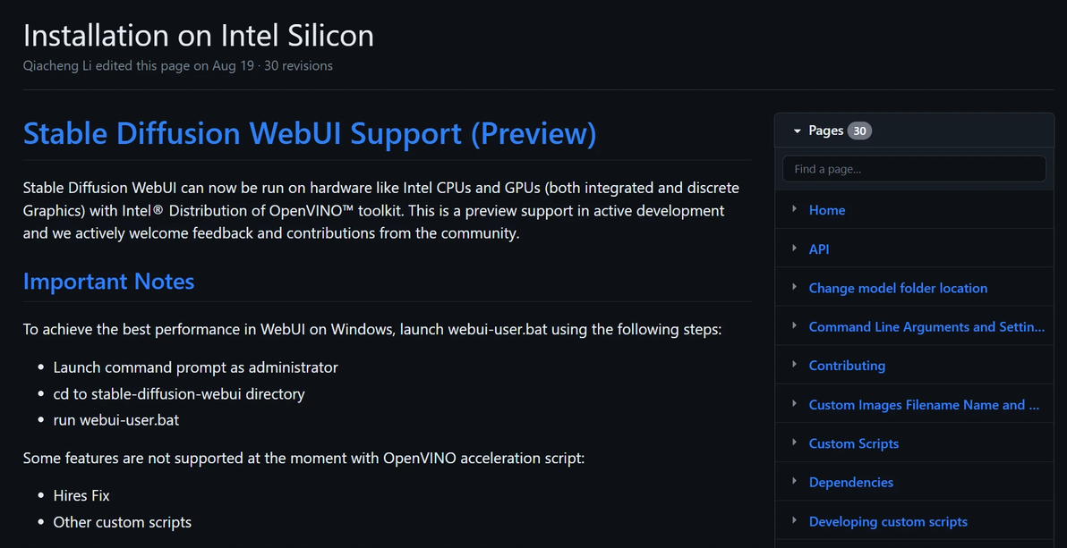 轻薄本如何玩转AI绘画？整合包与安装教程：Stable Diffusion WebUI OpenVINO加速方案 - 哔哩哔哩