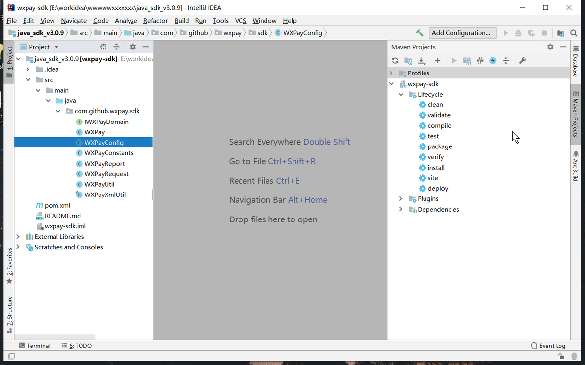 微信支付SDK wx-sdk 打包安装到本地maven仓库 - 哔哩哔哩