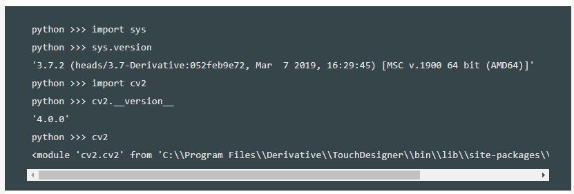 使用 TouchDesigner 启动 OpenCV（Windows10、Python3.7、OpenCV4.0） - 哔哩哔哩