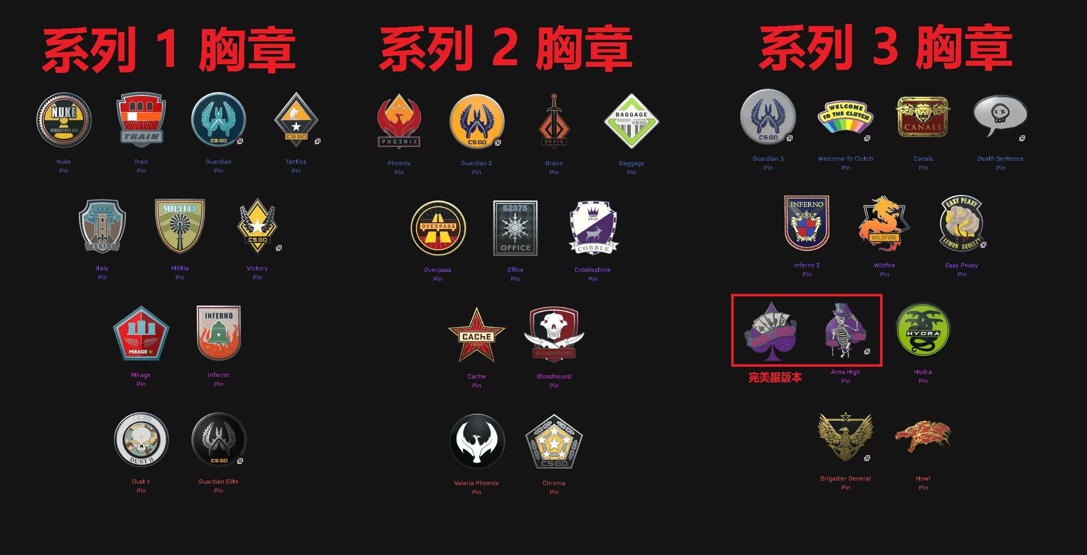 CS:GO/CS2中的音乐盒与展示品勋章胸章徽章获得条件 - 哔哩哔哩
