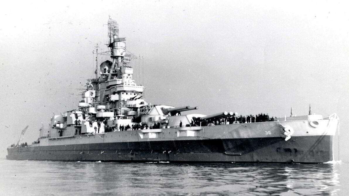 【美国战列舰图片极简史-下】从BB-1印第安纳到BB-71路易斯安那 - 哔哩哔哩