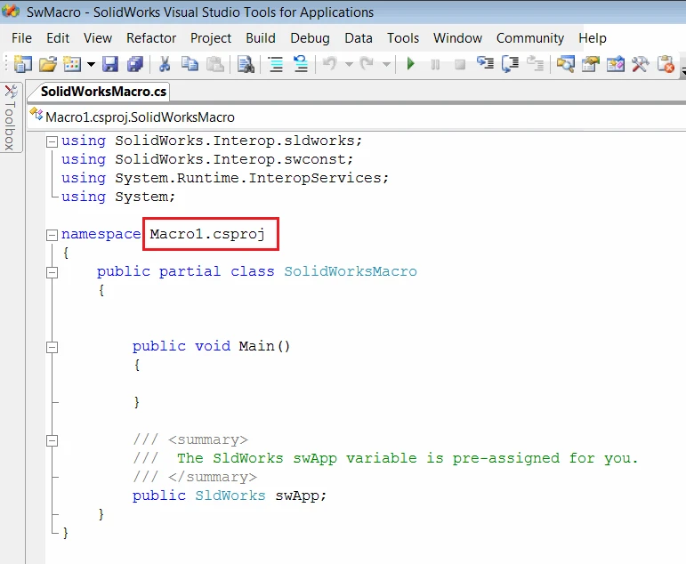 使用SOLIDWORKS API对VBA宏和VSTA宏进行编程 - 哔哩哔哩