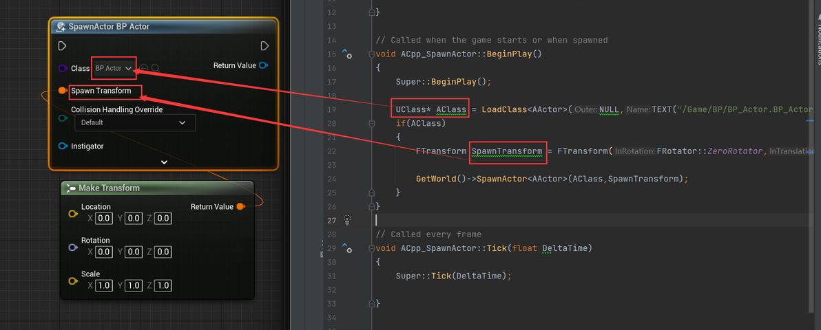 十二、蓝图与C++：实例化Actor与UObject - 哔哩哔哩