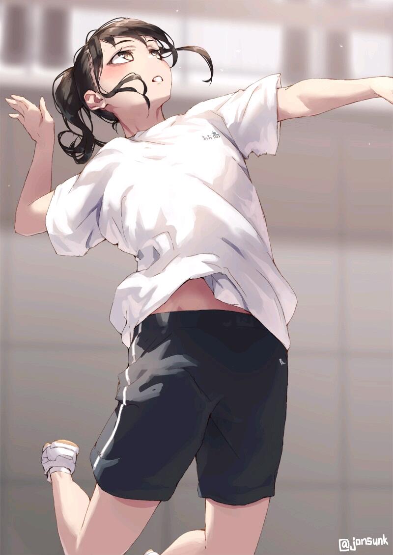 [画师作品欣赏]插画师：jonsunk运动会上的少女 - 哔哩哔哩