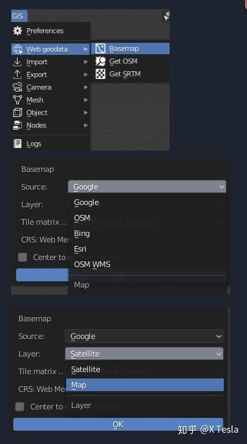 【Blender】Google Map+ GIS（全免费！国内国外 卫星地图数据都可转成三维模型！） - 哔哩哔哩