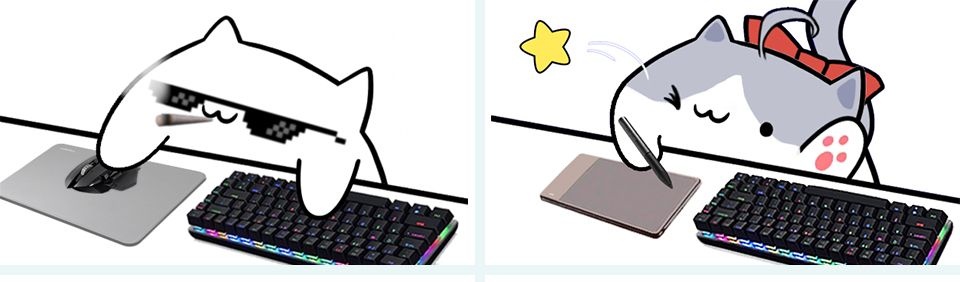 Bongo Cat Mver v0.1.2 更新！ 手部动作表现更改，鼠标侧键可定制 - 哔哩哔哩