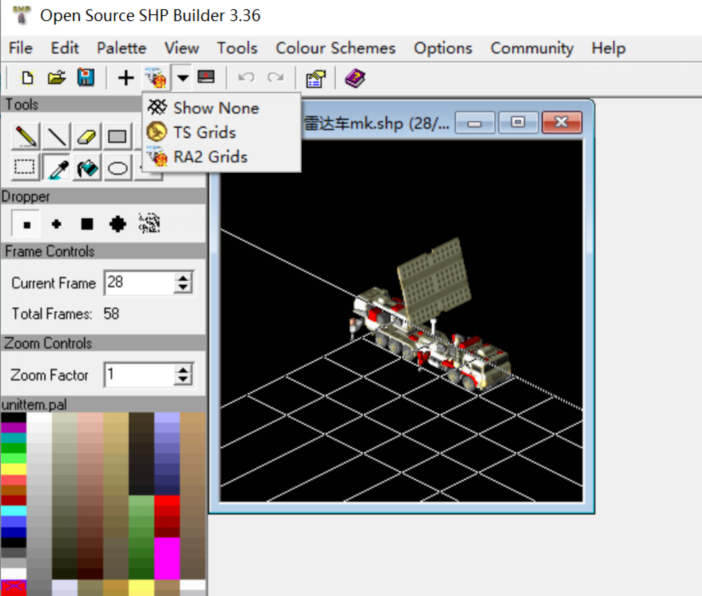 写一写在红警2里vxl转shp制作动画过程中的小技巧 - 哔哩哔哩