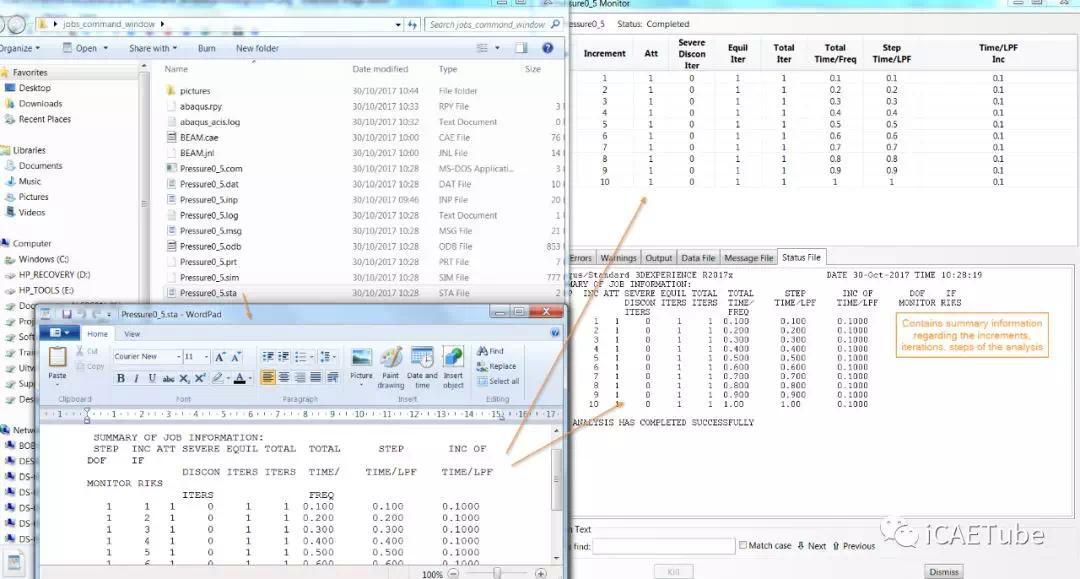 [Abaqus]如何通过命令提交和监控Job作业 - 哔哩哔哩