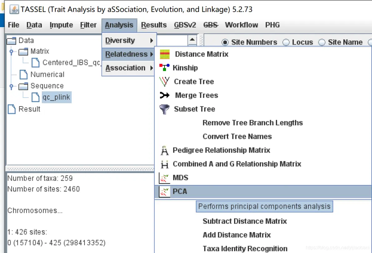 使用TASSEL学习GWAS笔记（3/6）：基因型数据可视化：kingship，PCA，MDS - 哔哩哔哩