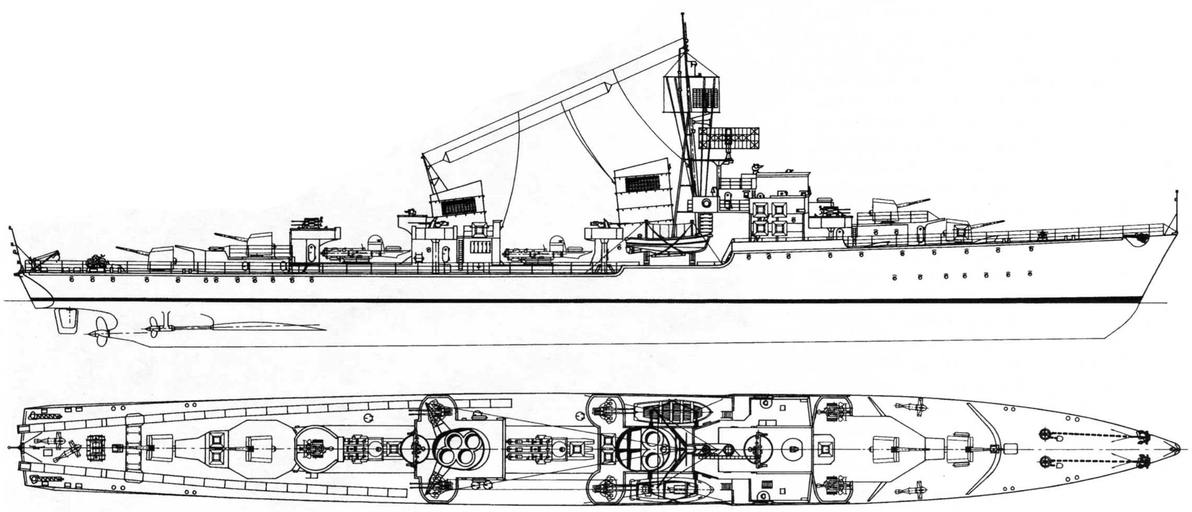 【碧蓝舰船简介】柏林之声——Z-52（1944型驱逐舰） - 哔哩哔哩