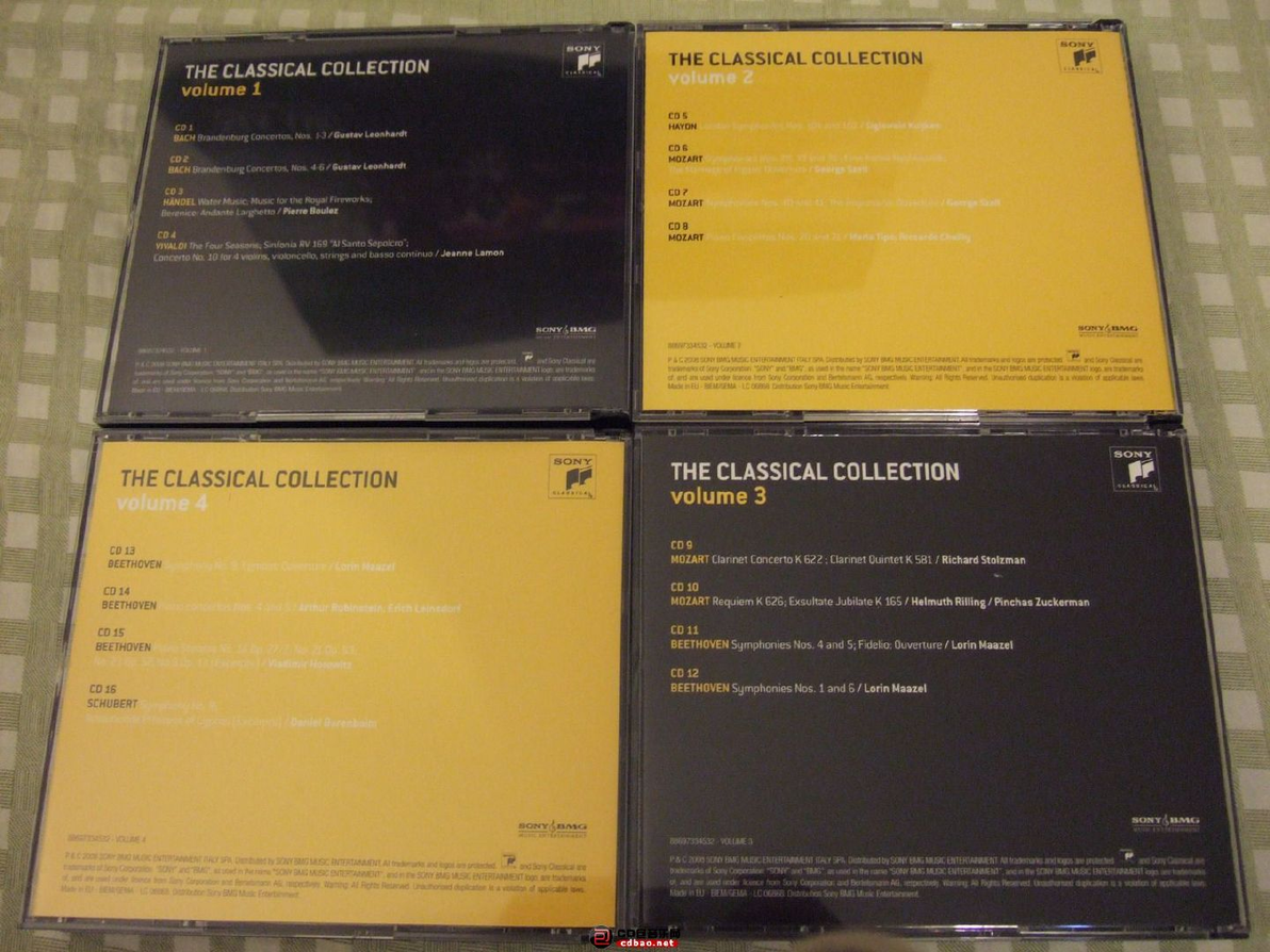 Sony出品 必属精品：古典音乐大合集30CD/FLAC - 哔哩哔哩