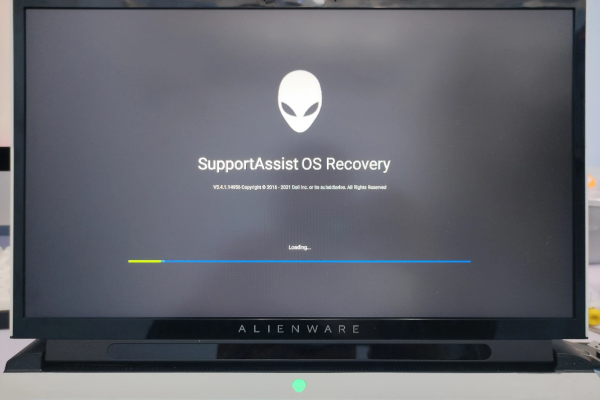 戴尔/外星人原厂OEM系统恢复F12 SupportAssist OS Recovery重建教程 - 哔哩哔哩