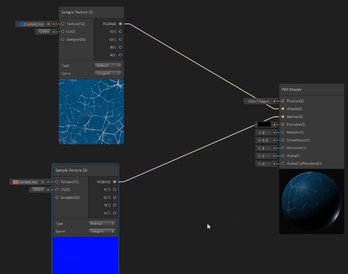 MMD联动Unity学习笔记 Vol.20 ShaderGraph制作裂纹冰 - 哔哩哔哩
