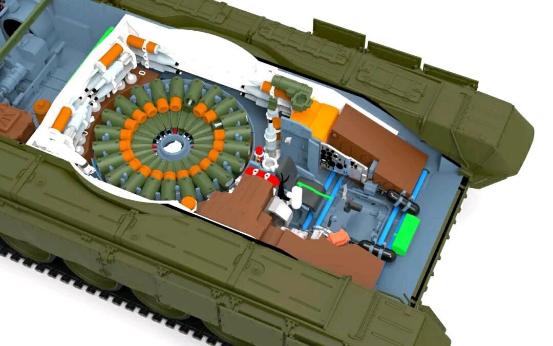 AH模型-全内构T-90A - 哔哩哔哩