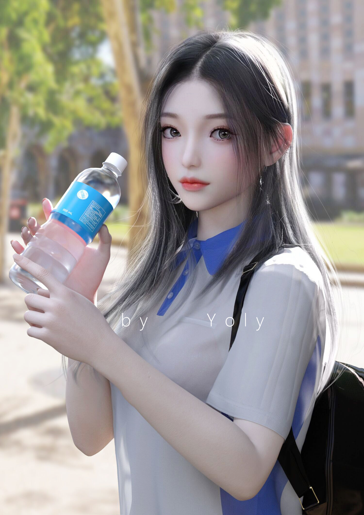 【擦边壁纸】纯欲清纯写真（致敬yoly） 哔哩哔哩