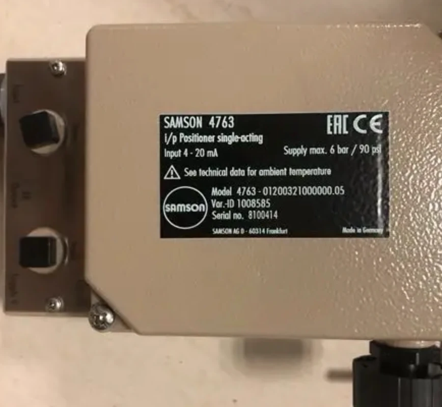 SAMSON TROVIS Positioner Type 3730 – 1萨姆森定位器 - 哔哩哔哩