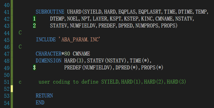 搞定所有的塑性本构-abaqus硬化子程序UHARD教学 - 哔哩哔哩