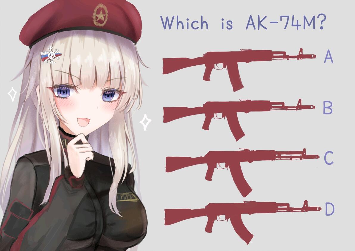 少女前线美图——AK74M - 哔哩哔哩