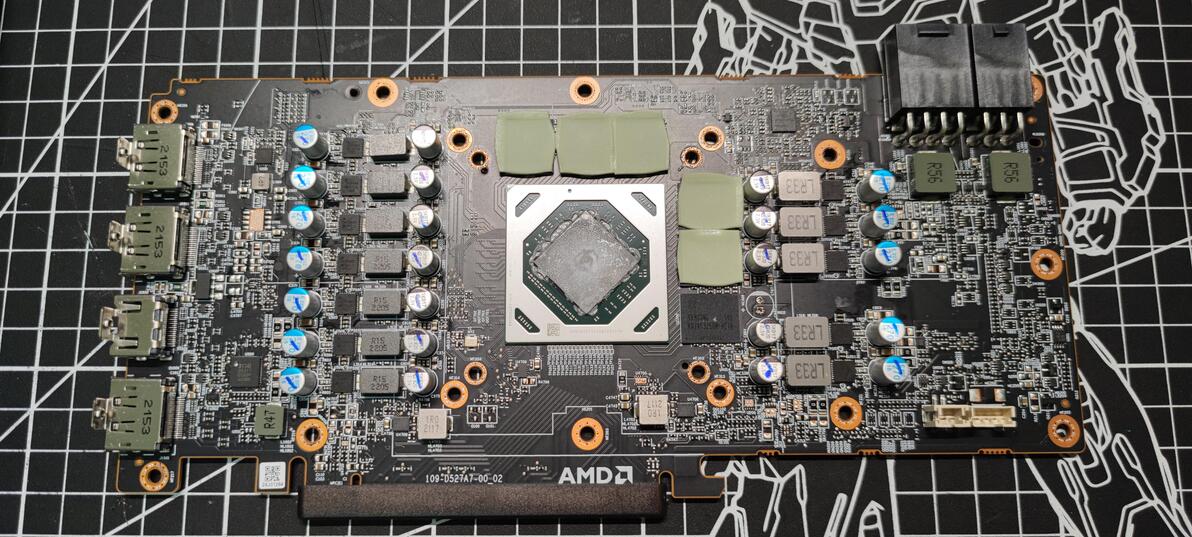 AMD 6750XT 公版显卡拆解流程&无损散热维护 - 哔哩哔哩
