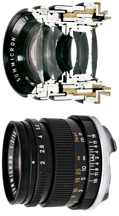 一些双高斯结构的镜头剖面图 - 哔哩哔哩